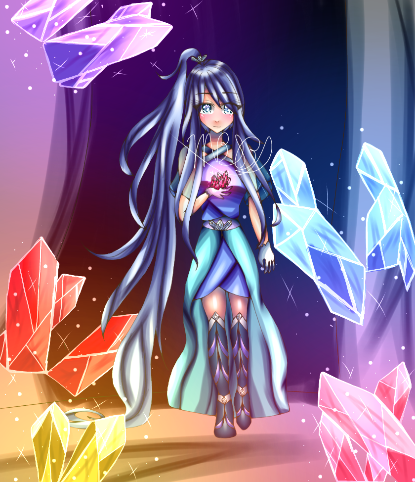 Goddess of Crystals - ibisPaint