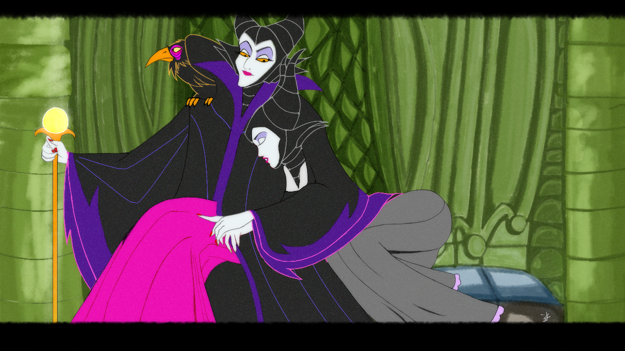 Maleficent Aurora AU - ibisPaint