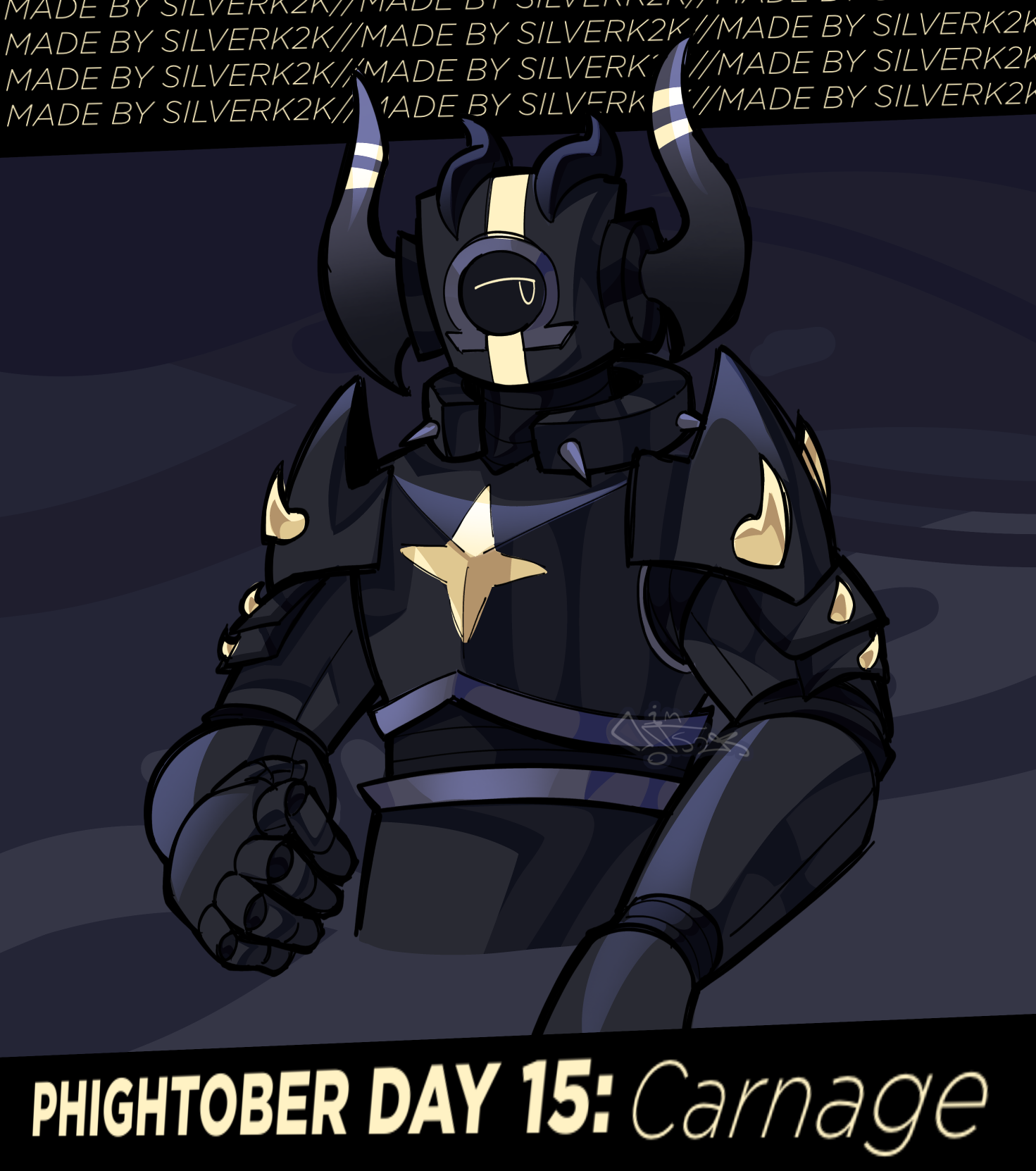 PHIGHTOBER DAY 15! Carnage! - ibisPaint