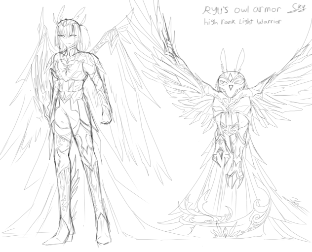 Ryu's light armor - ibisPaint