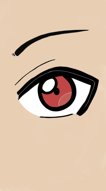 una práctica de ojo - ibisPaint