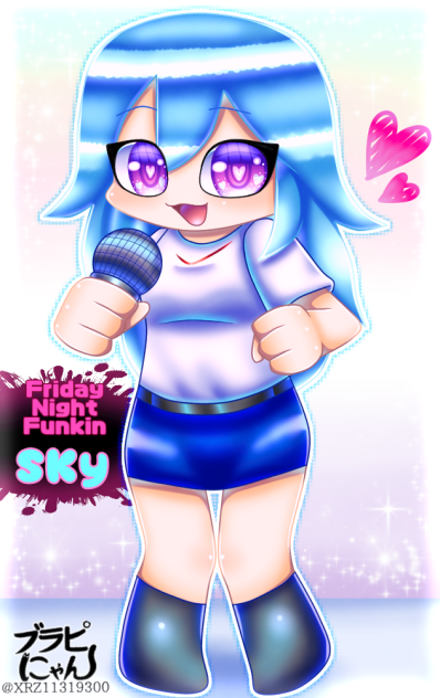 【FridayNightFunkin】SKy【FNF】 - ibisPaint