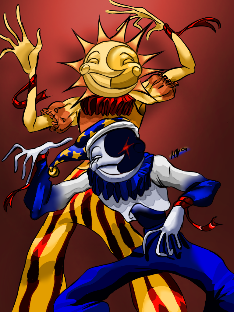 Sundrop & Moondrop (Security Breach) - ibisPaint