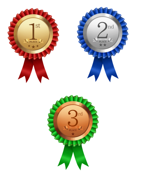 1,2,3 Place badges - ibisPaint