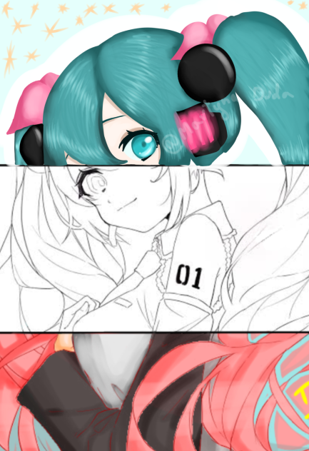 🦋Hatsune Miku collab🦋 - ibisPaint