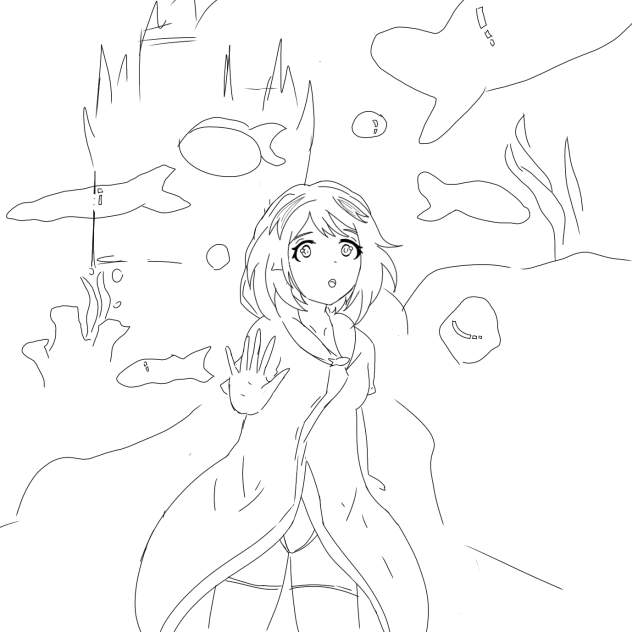 high tide line art - ibisPaint