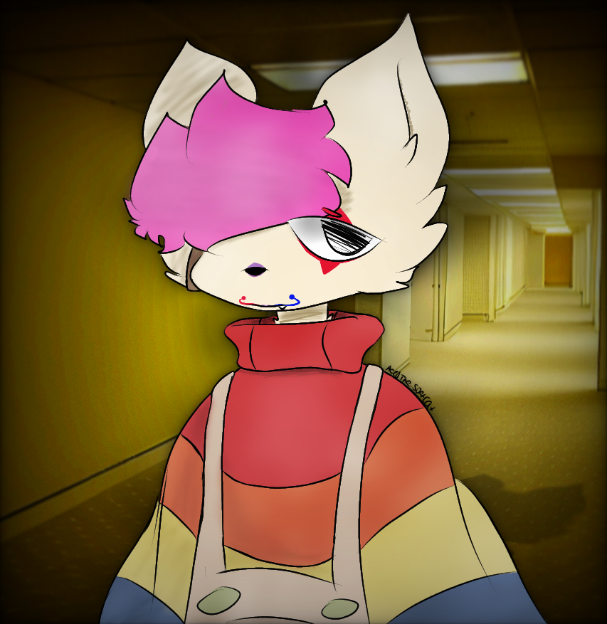 Waffle in the backrooms - ibisPaint