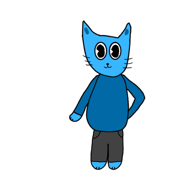 Me as a cat - ibisPaint