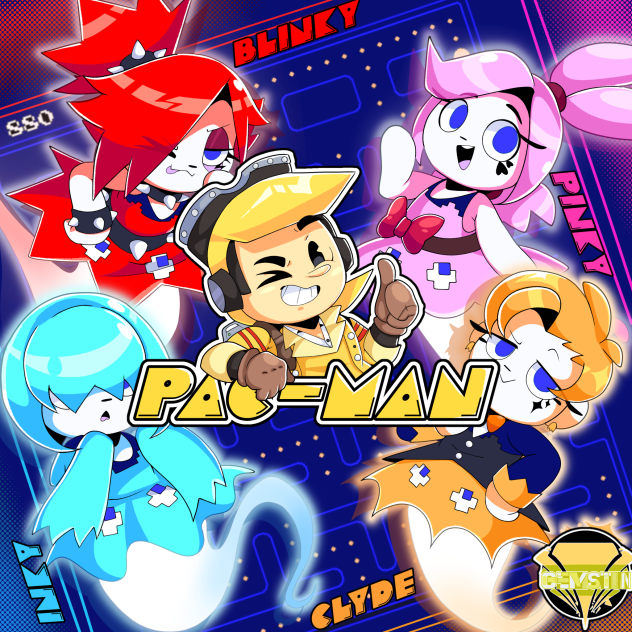 PAC-PACK! 🟡 ️💖💙🧡 - ibisPaint