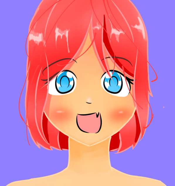 red hair - ibisPaint