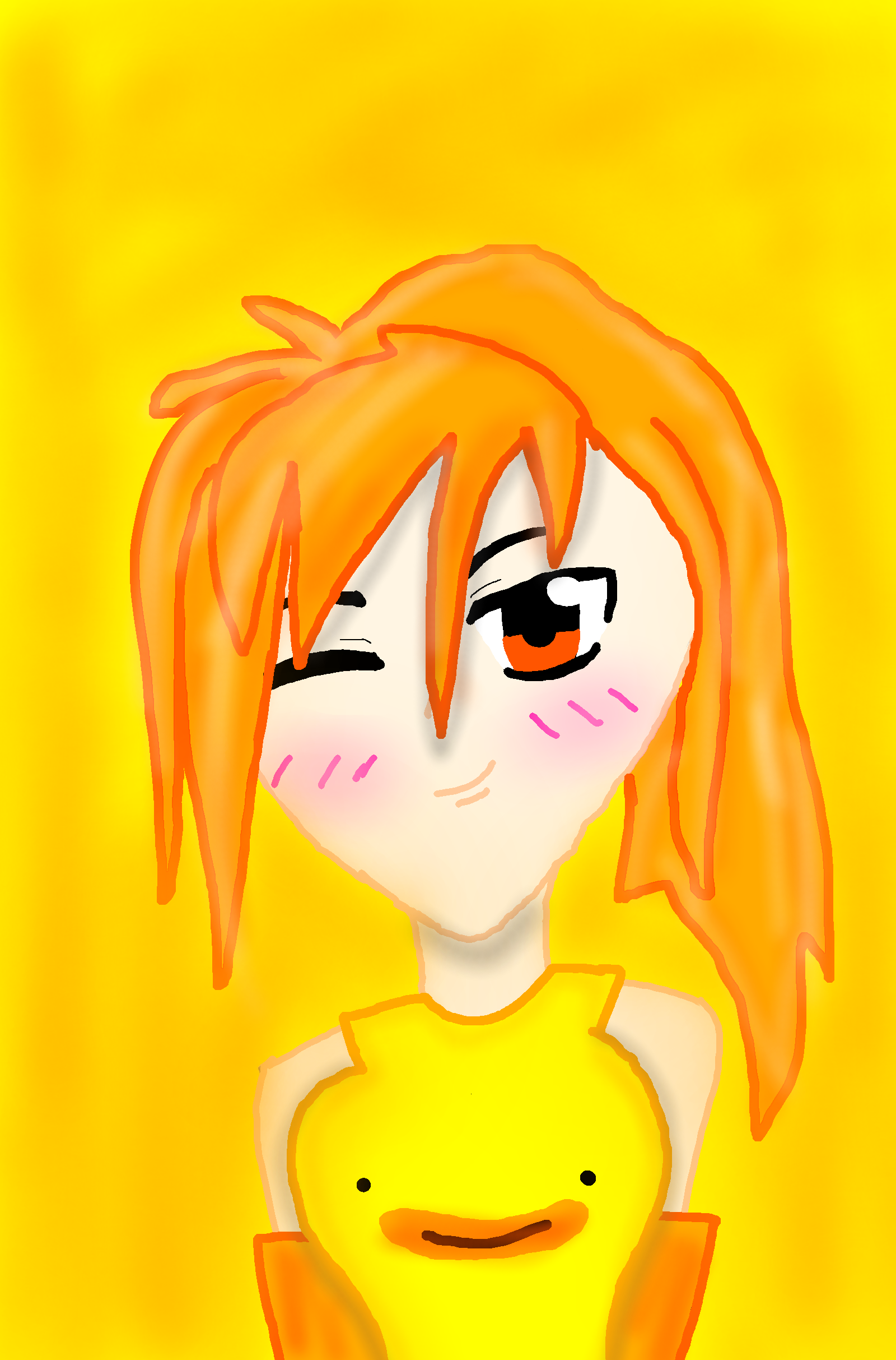 anime ducky cat! - ibisPaint