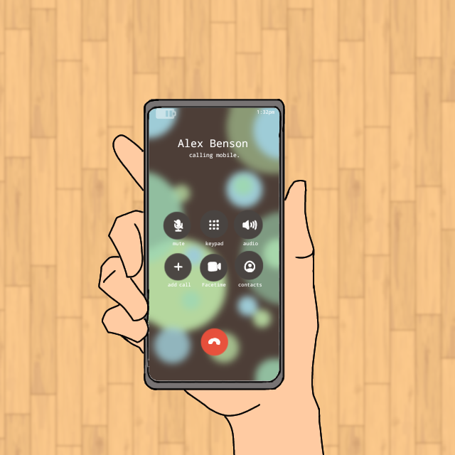 Klara calls Alex... - ibisPaint