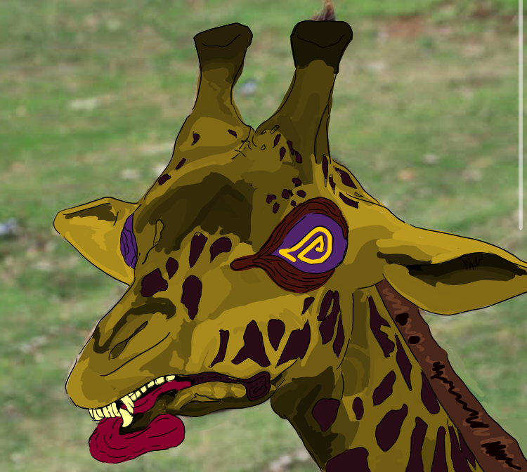 Monster giraffe - ibisPaint