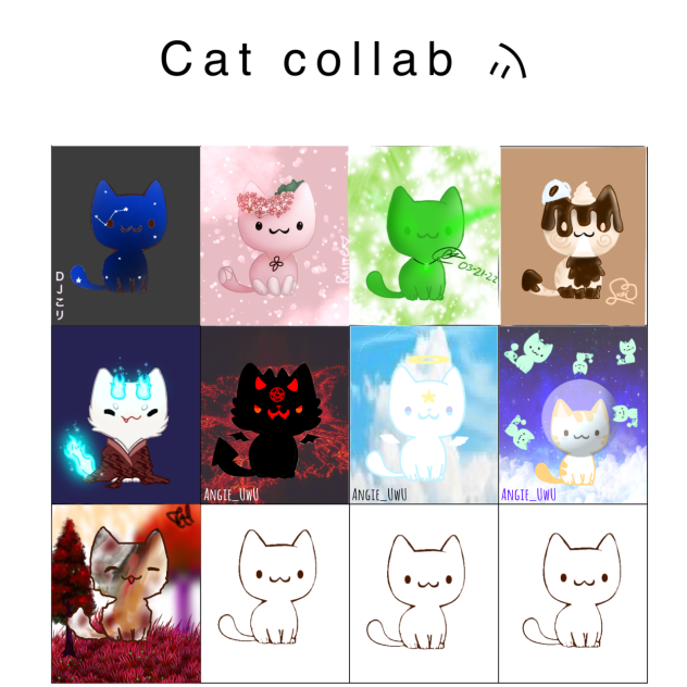 Cat collab~ - ibisPaint