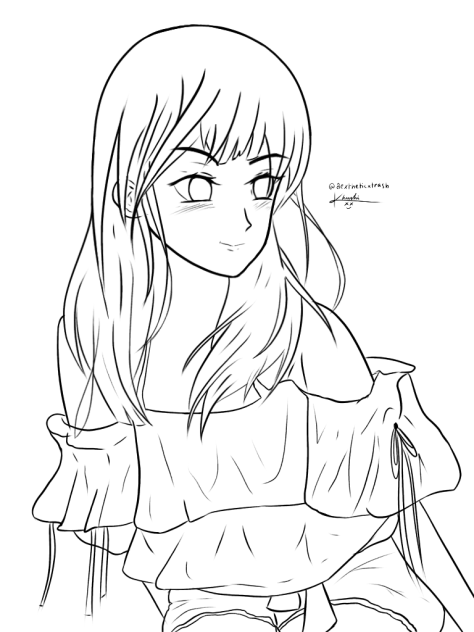 Random Anime Girl - ibisPaint