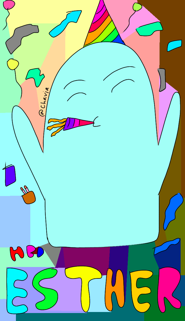 HBD ESTHER - ibisPaint