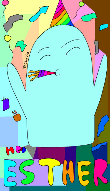 HBD ESTHER - ibisPaint