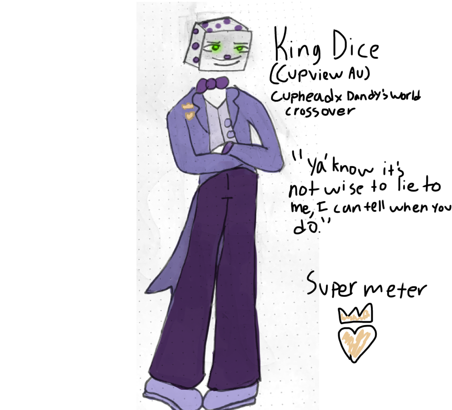 King Dice but in my Cupview AU - ibisPaint