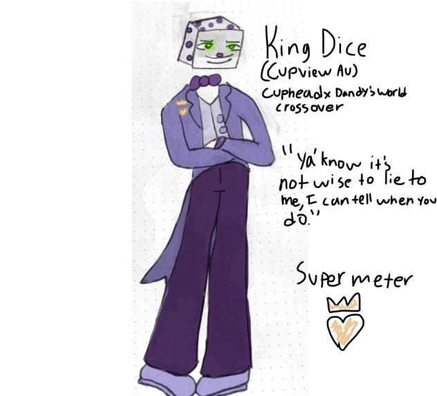 King Dice but in my Cupview AU - ibisPaint