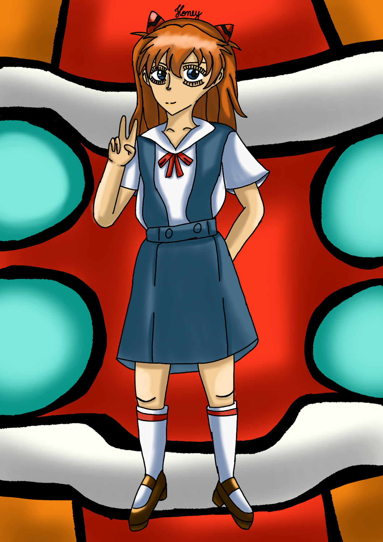 Asuka Langley Soryu (Evangelion) - ibisPaint