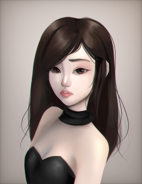 Dark eyes - ibisPaint