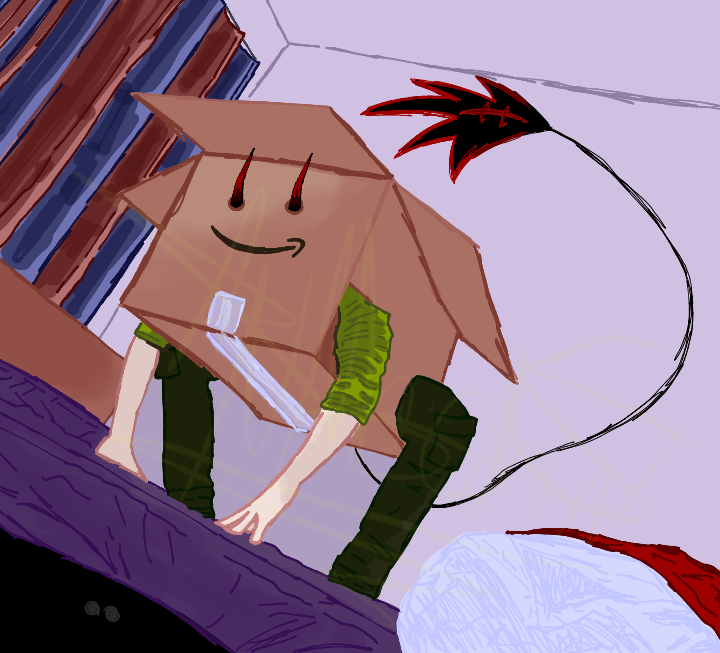 Moon in a box 📦 - ibisPaint