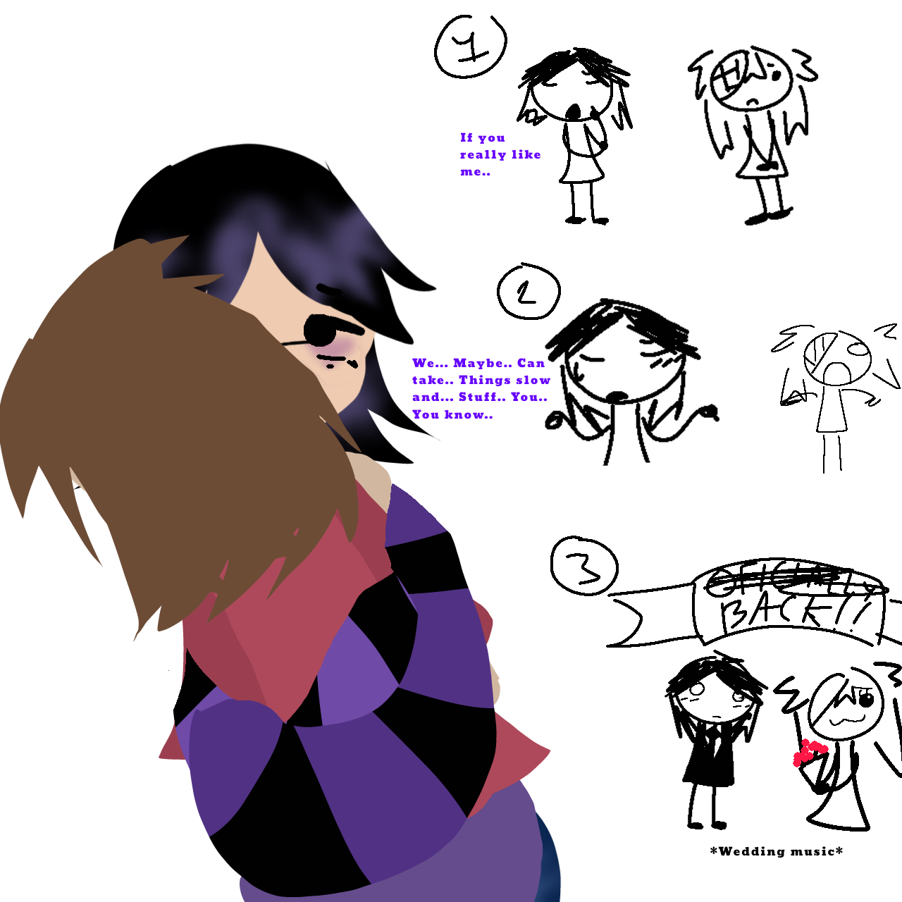 blah blah romantic stuff 😼 - ibisPaint