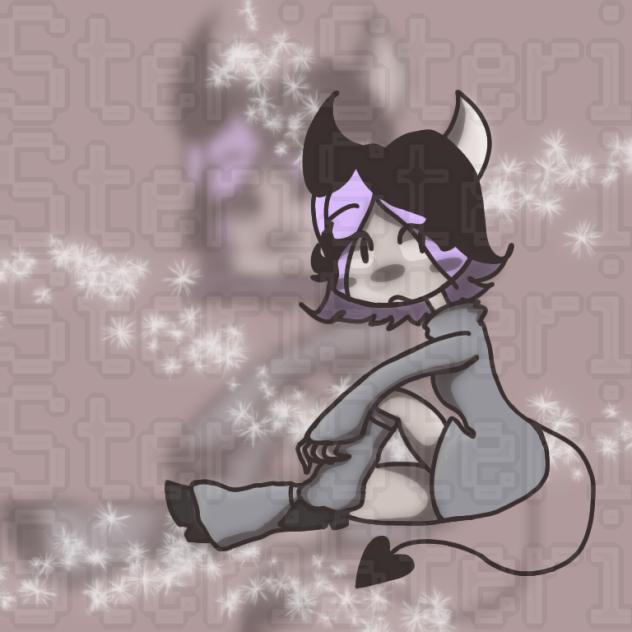 more art of my oc demi - ibisPaint