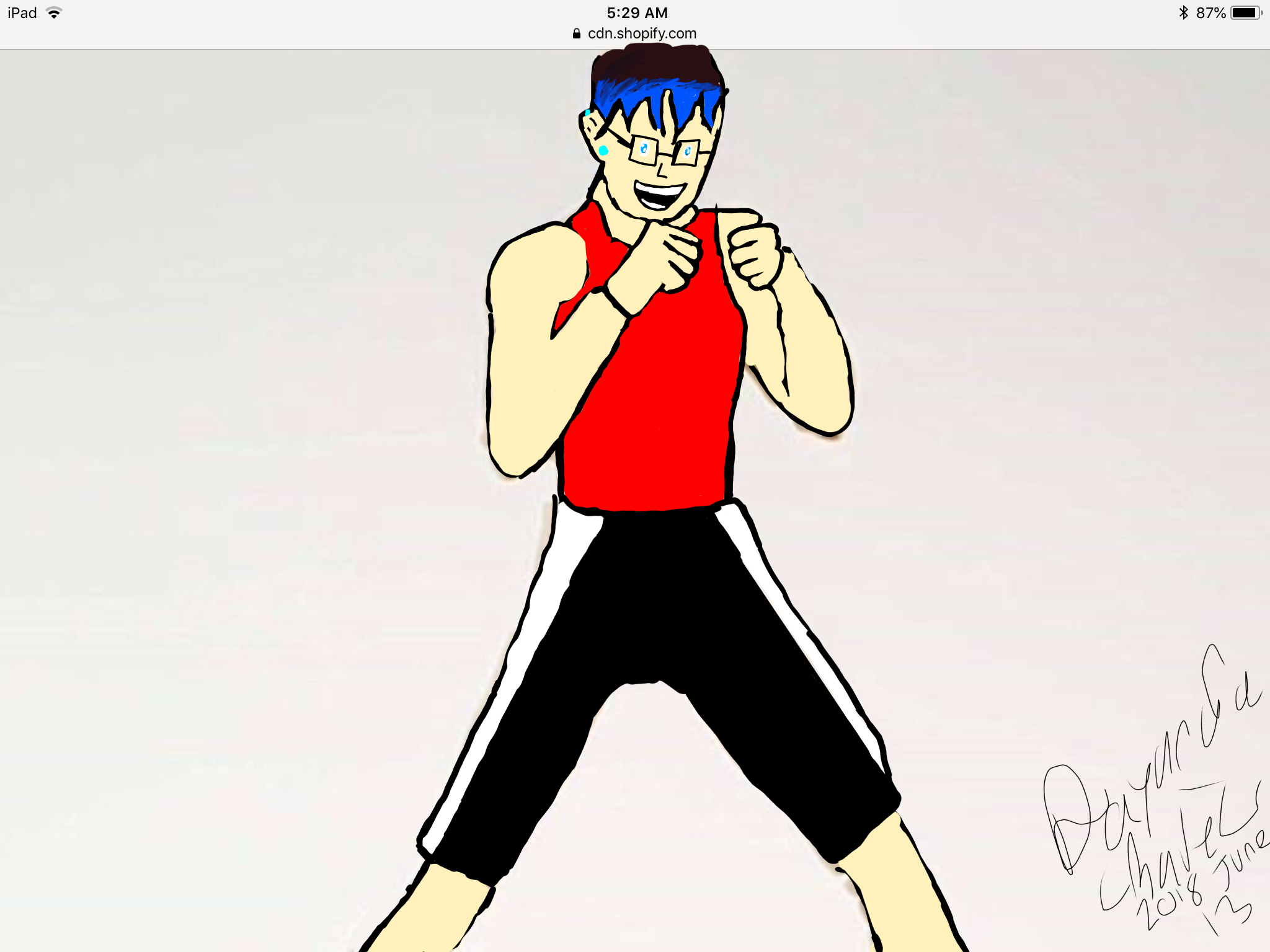 male boxer - ibisPaint