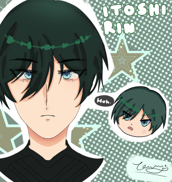 Rin in my artstyle - ibisPaint