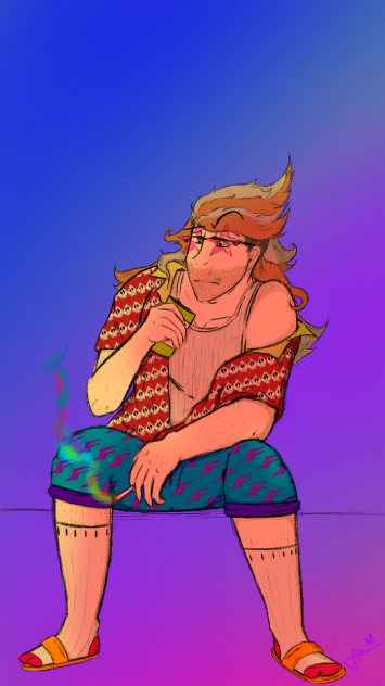 STINKY OLD MAN - ibisPaint