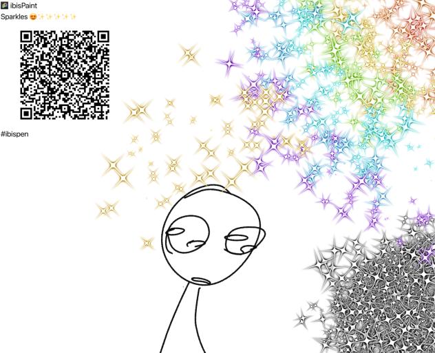 Sparkle brush - ibisPaint