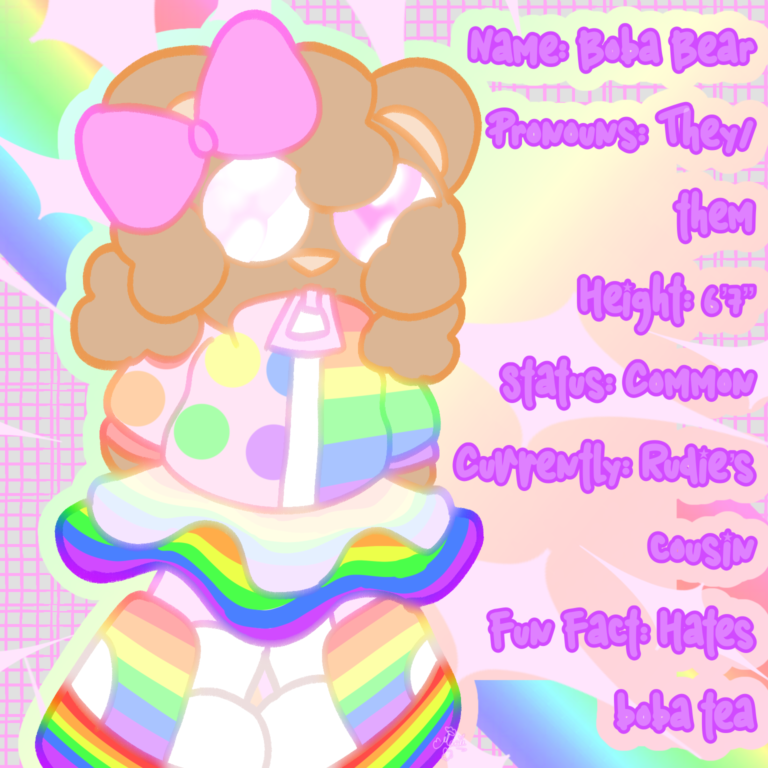 Boba Bear - ibisPaint