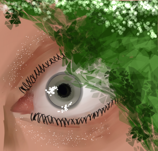 Heyed behind a bush - ibisPaint