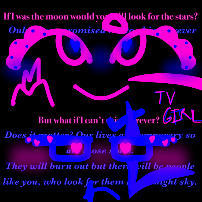 TV girl with my phighting oc’s - ibisPaint