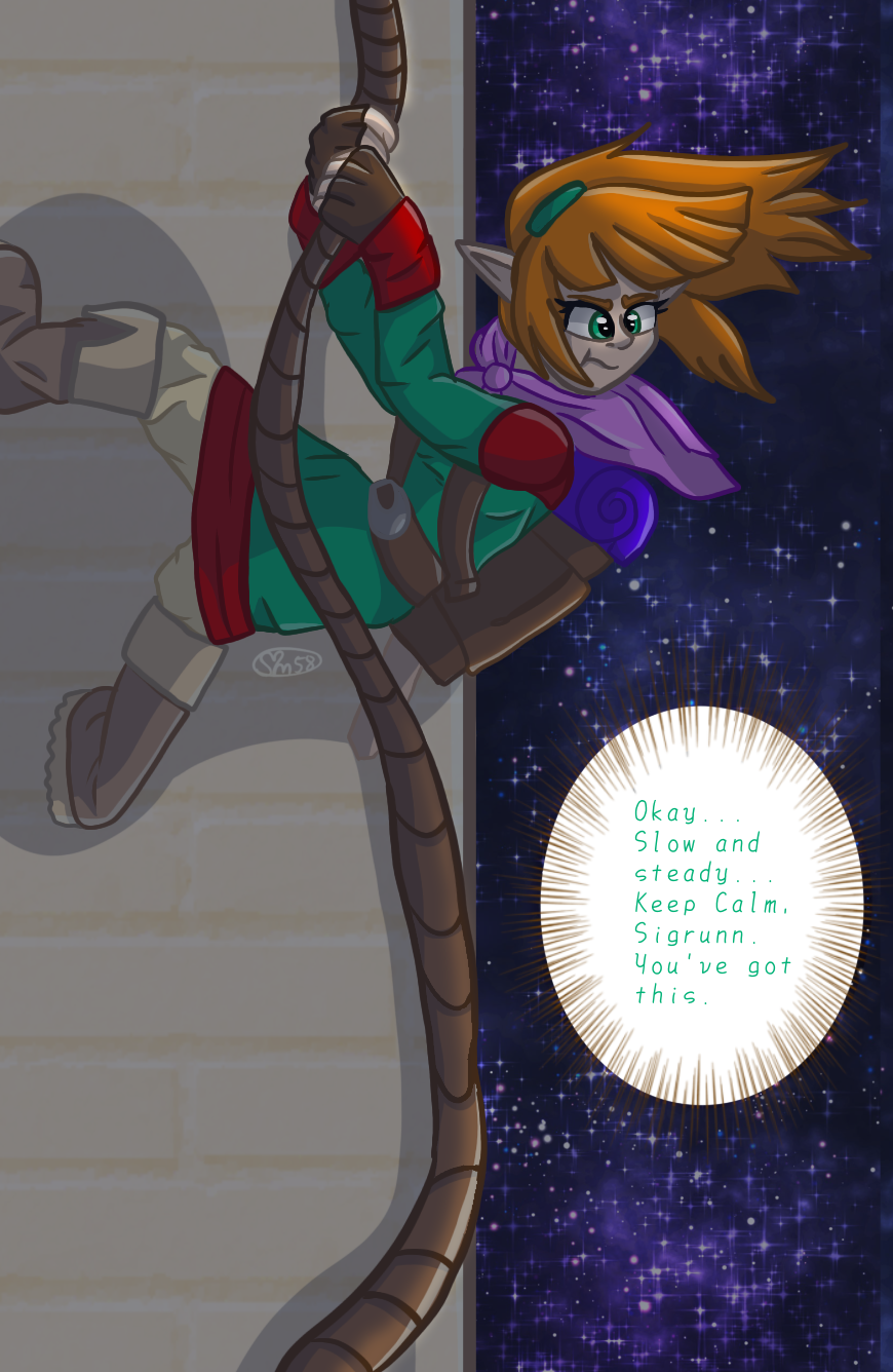 Dangerous Scale Down the Walls - ibisPaint