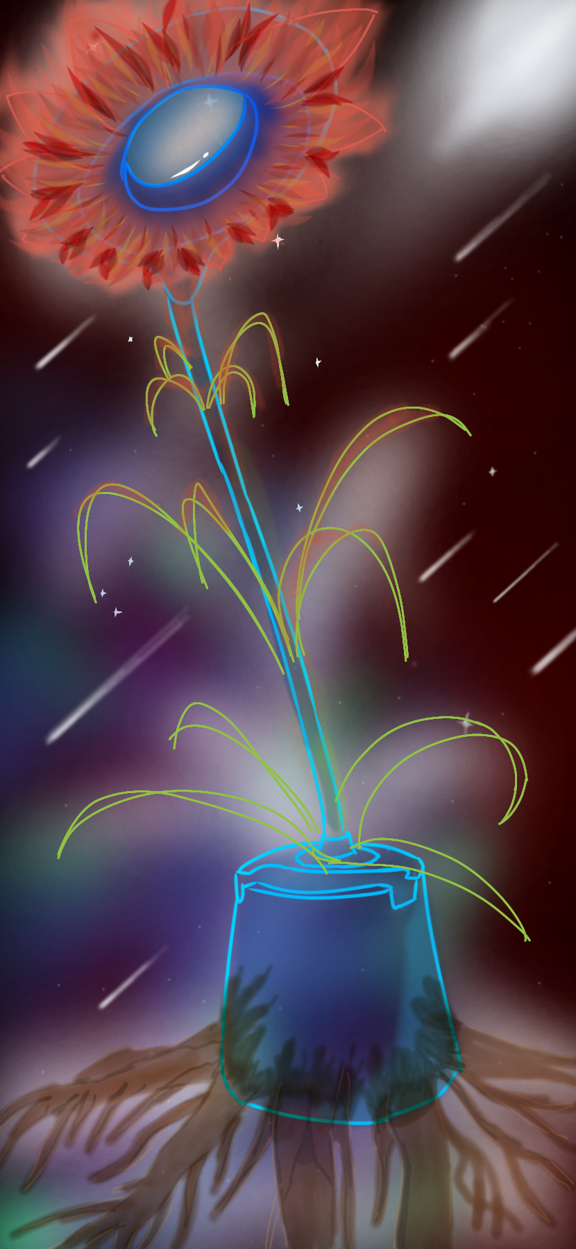 Flower in Space - ibisPaint