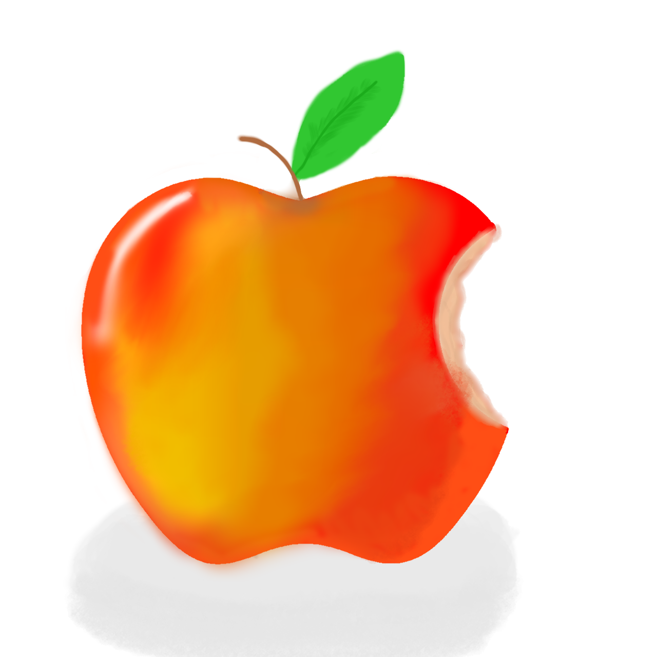 over- complicated apple logo - ibisPaint