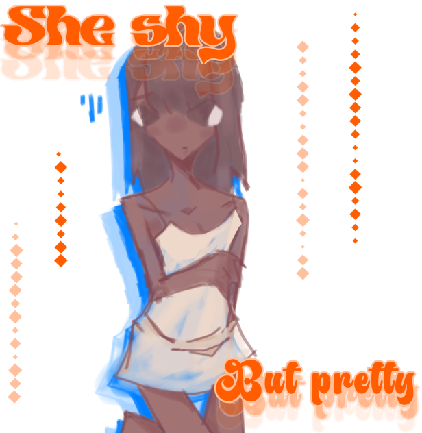 SHY BUT PRETTY! - ibisPaint