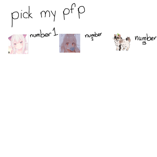Pick my pfp! - ibisPaint