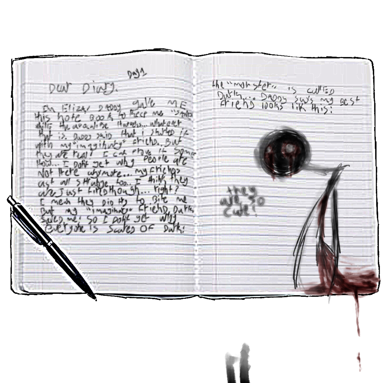 Eliza's diary. TW HORROR - ibisPaint