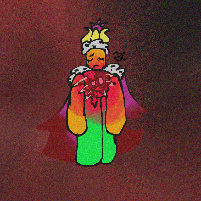 Lonely, Powerless, Immortal, Hated King. - ibisPaint