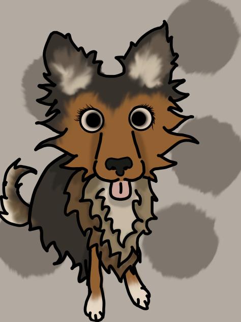 my cute dog^^ - ibisPaint