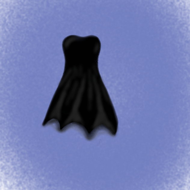 black silk dress - ibisPaint