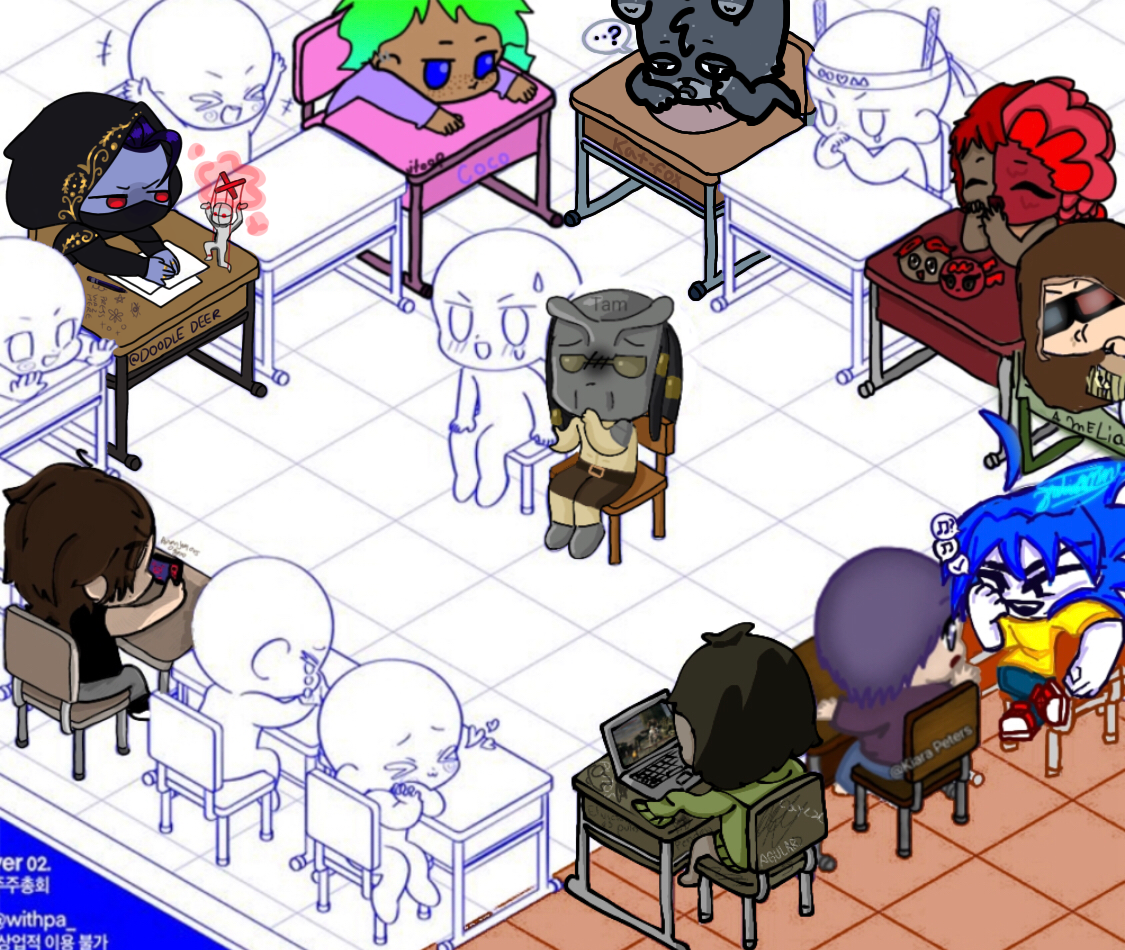 Classroom colab - ibisPaint