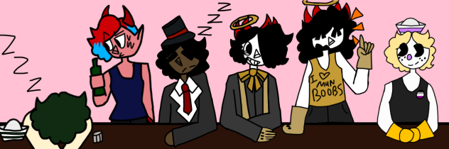 Out drinking - ibisPaint