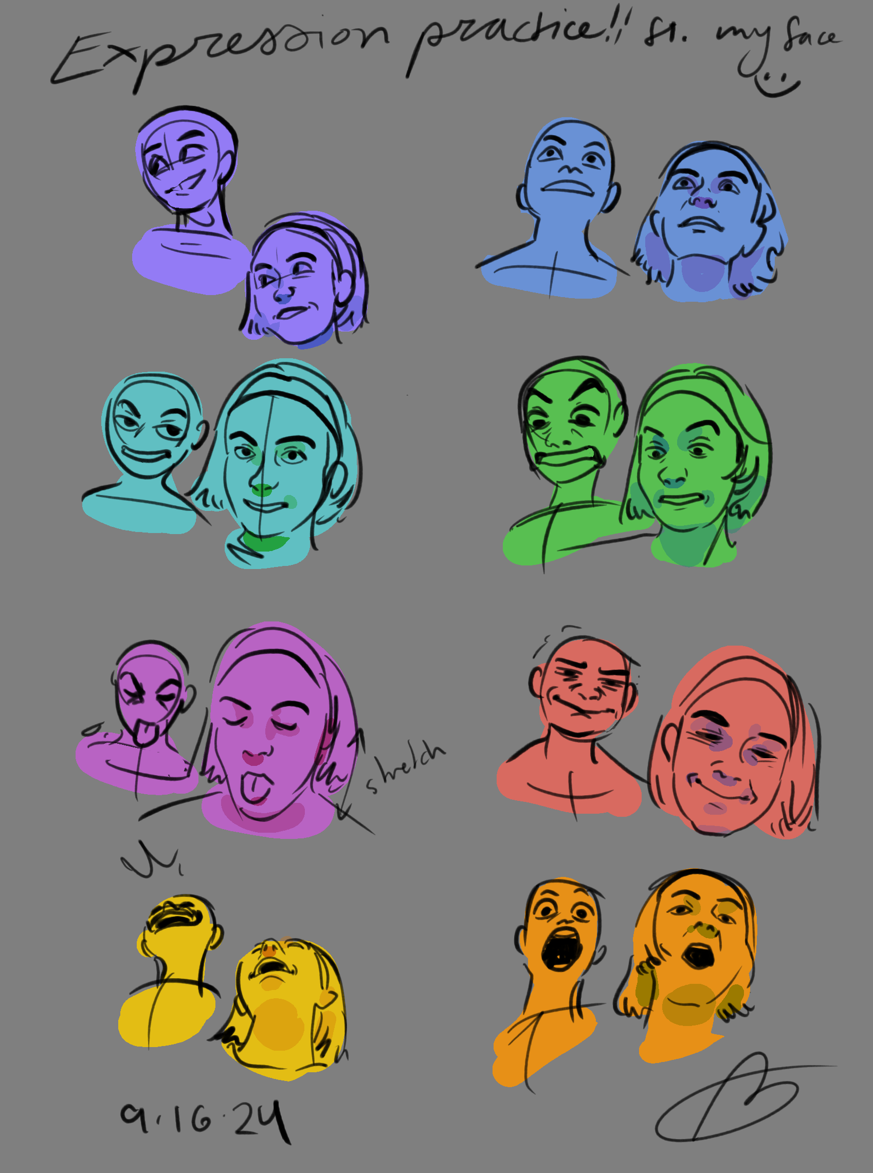Expression practice - ibisPaint