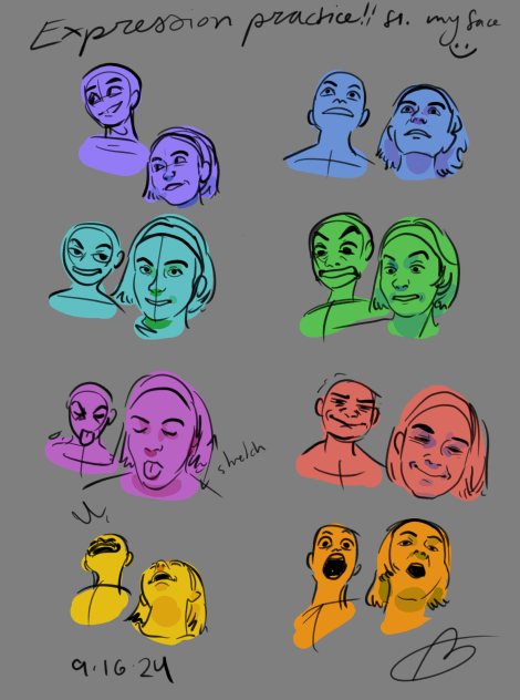 Expression practice - ibisPaint