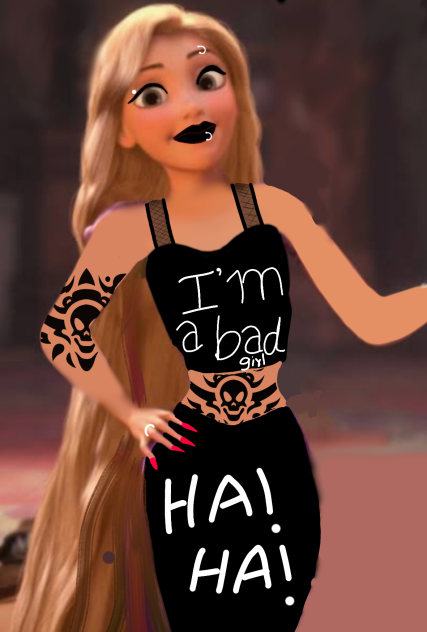 Rupunzel The bad guy - ibisPaint