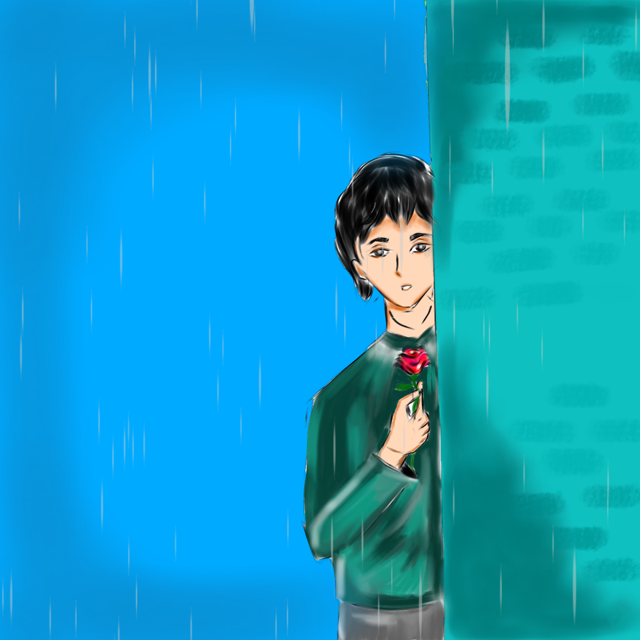 A special rainy day - ibisPaint